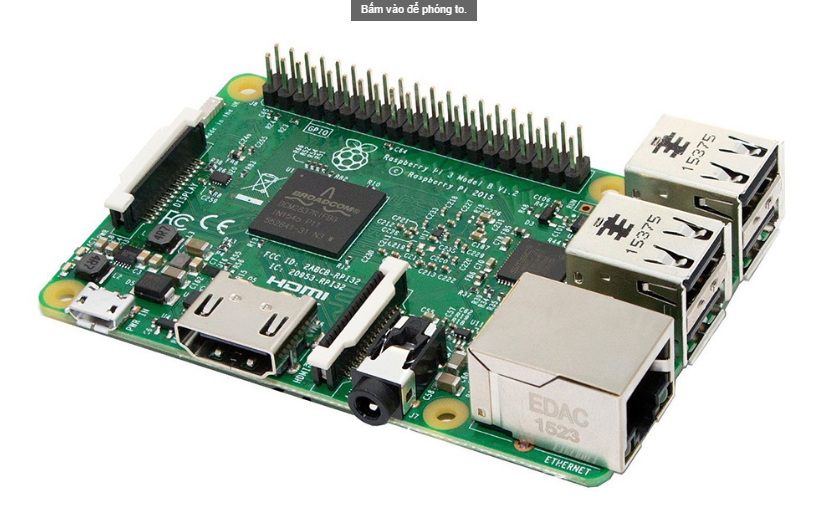 Giới thiệu về RASPBERRY PI 3 - TAPIT