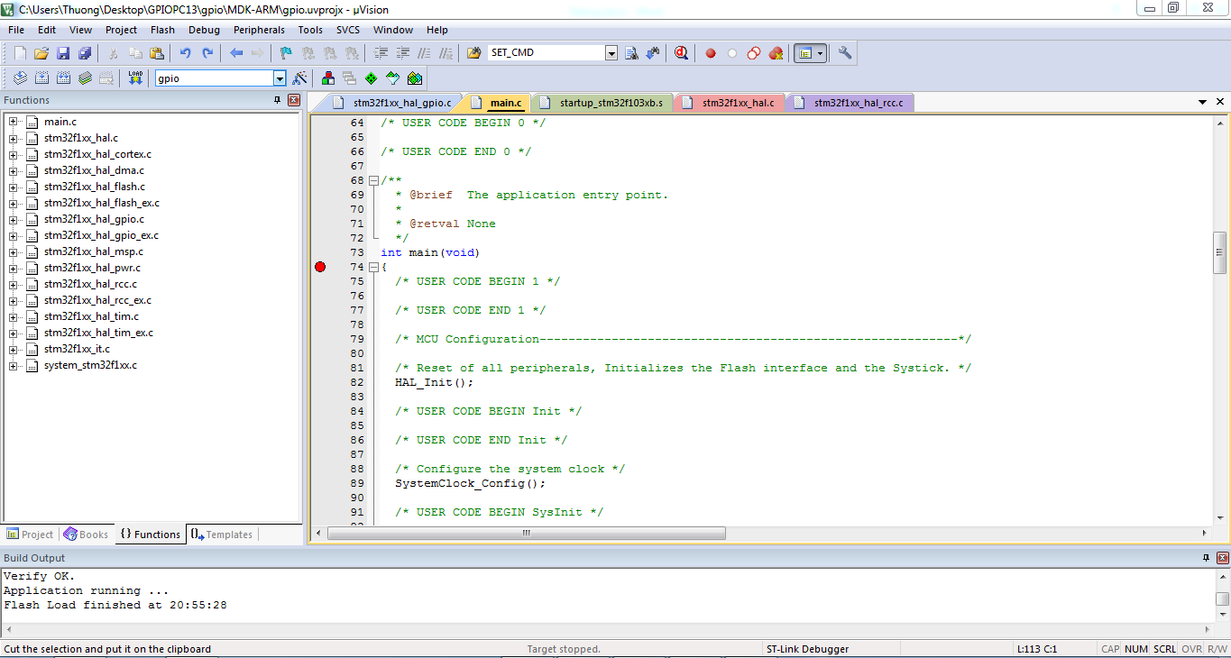 Hướng dẫn debug trên Keil C IDE - Debug chương trình vi điều khiển ...