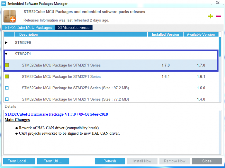 Hướng dẫn cài đặt gói phần mềm cho các dòng STM32 trên STM32CubeMX và ...