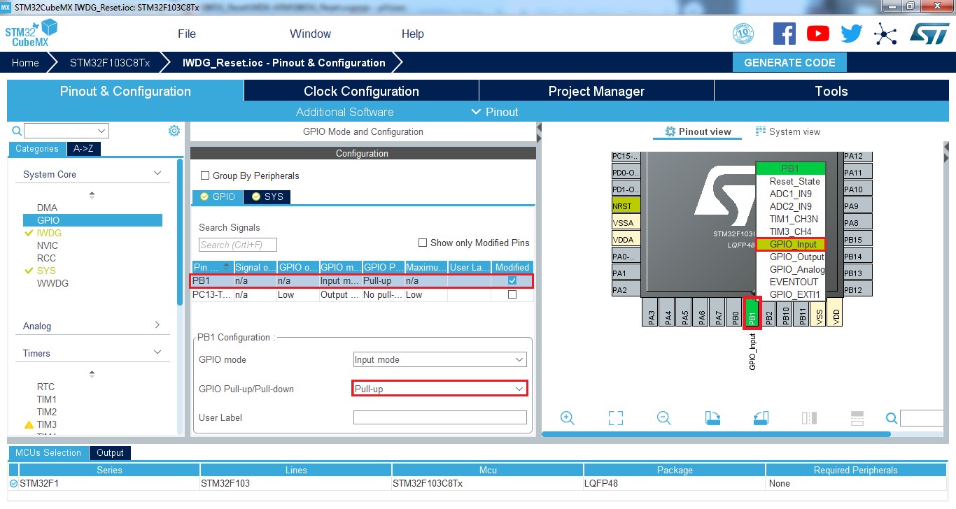 Sử dụng Watchdog Timer trên MCU STM32F103C8T6 - TAPIT