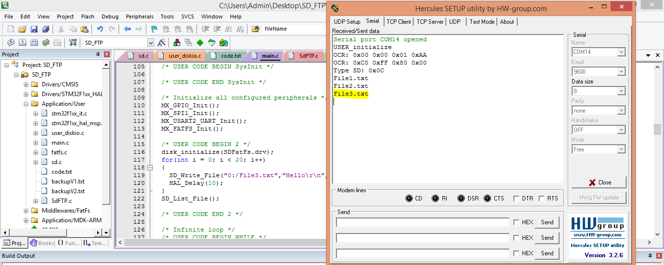 Các thao tác xử lý file trên thẻ nhớ micro SD sử dụng STM32F103 - TAPIT