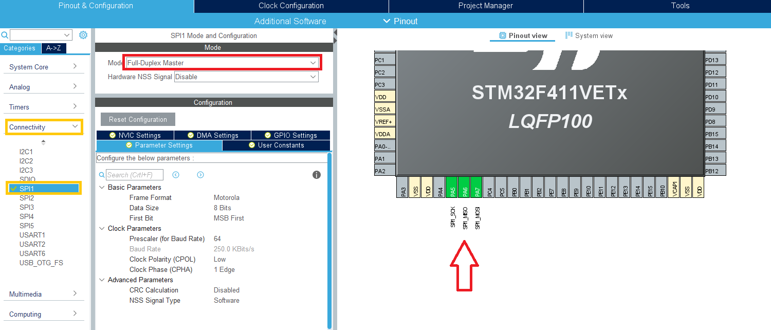 Chuẩn giao tiếp SPI - Hướng dẫn sử dụng giao tiếp SPI trên STM32F4 - TAPIT