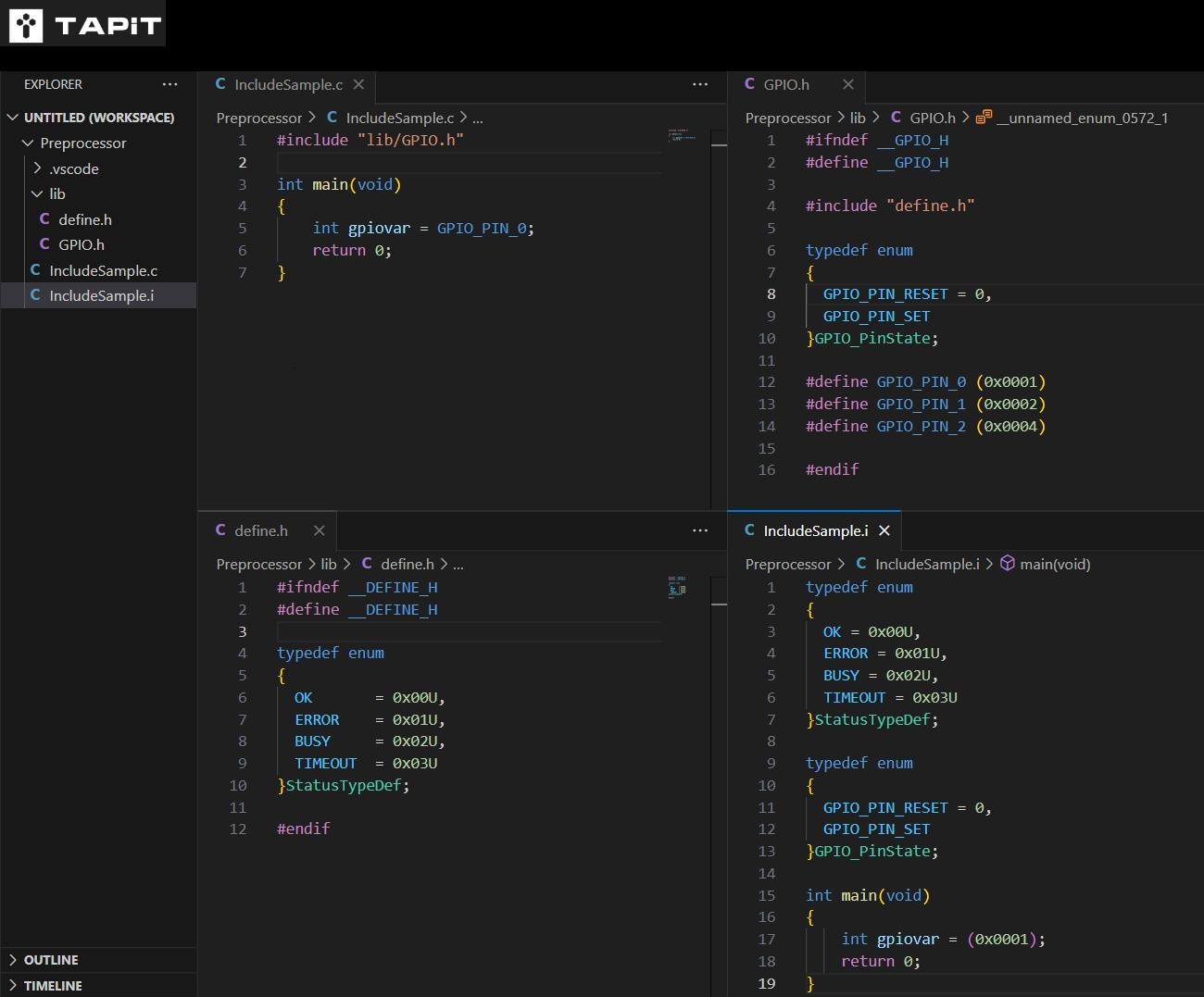 PREPROCESSOR (Bộ tiền xử lý) - Preprocessor directives (Chỉ thị tiền xử lý) - TAPIT